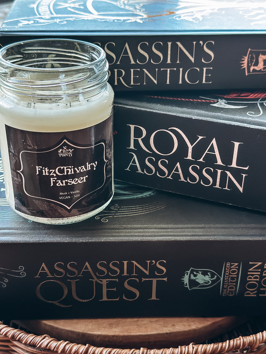 FitzChivalry Farseer - Soy Candle Scent Notes: Musk & Vanilla – Ten Points