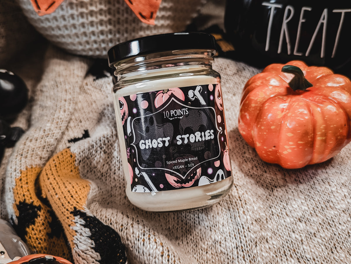 GHOST STORIES - soy candle [ Scent: Spiced Maple Bread ] – Ten Points