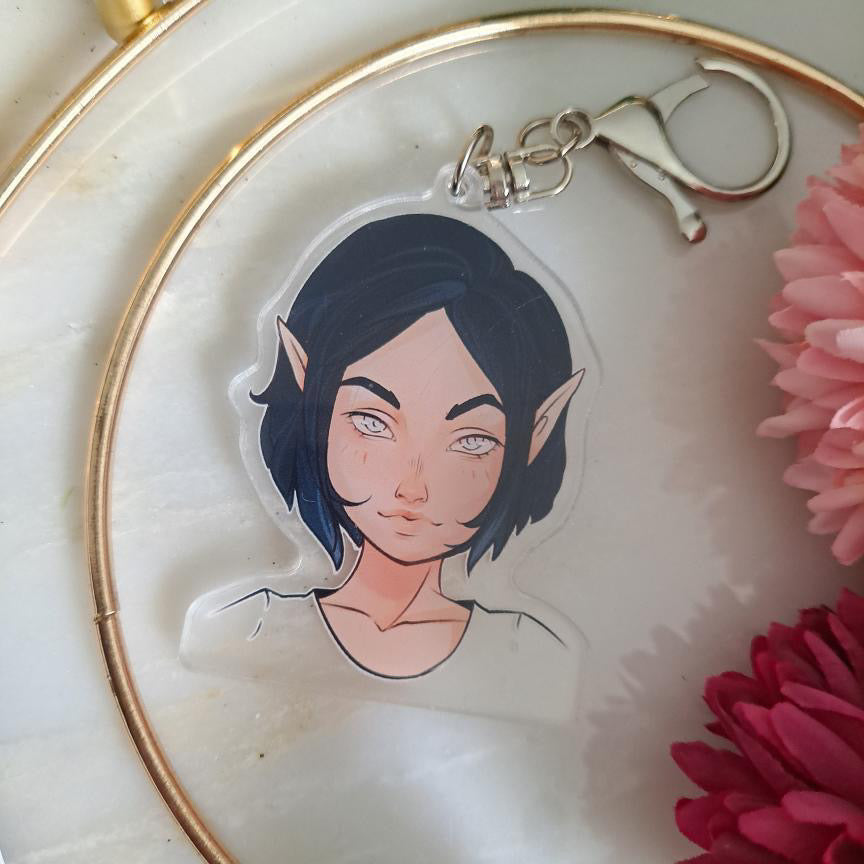 Amren - ACOTAR Inspired Acrylic Keychain – Ten Points