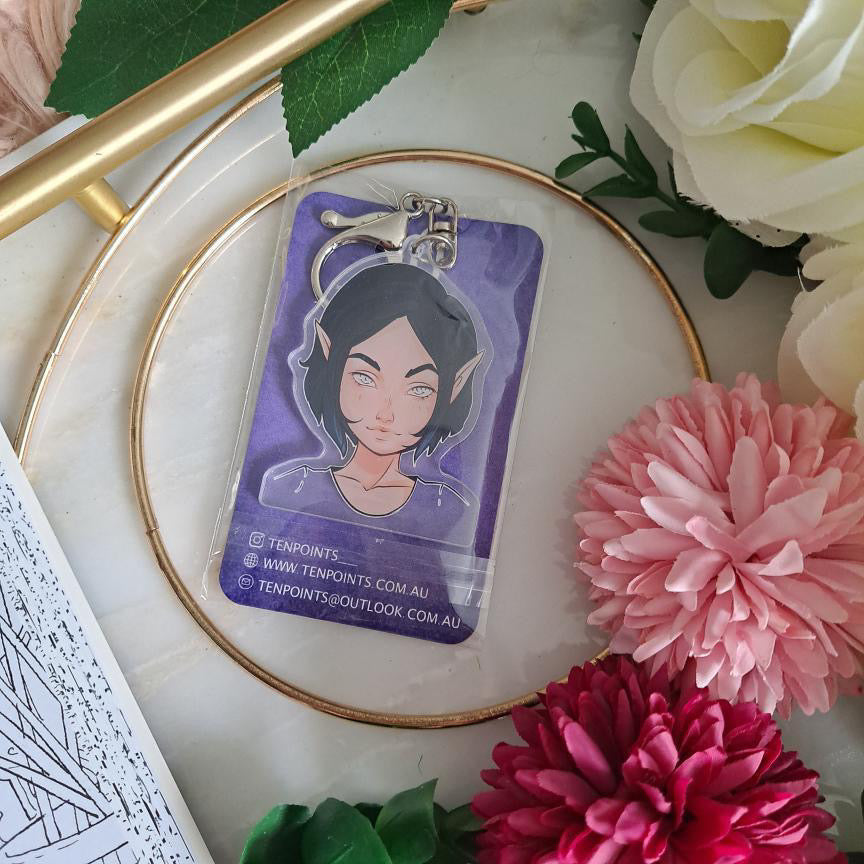 Amren - ACOTAR Inspired Acrylic Keychain – Ten Points