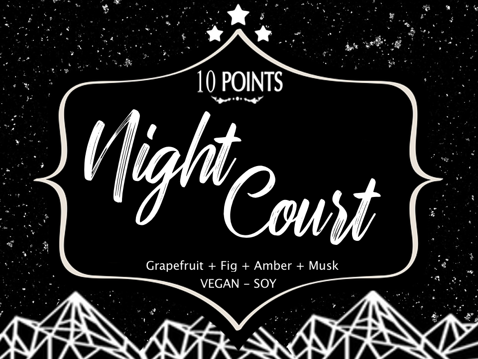 Night Court - Book Inspired Soy Candle Scent Notes: Grapefruit, Fig, A ...